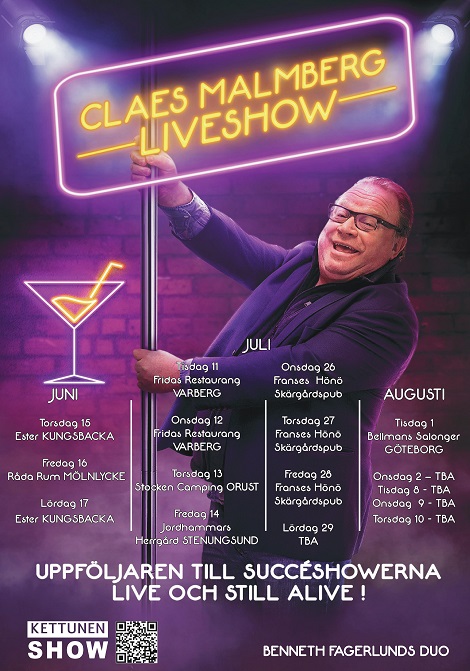Claes Malmberg Liveshow / Kulturhuset Hav & Land